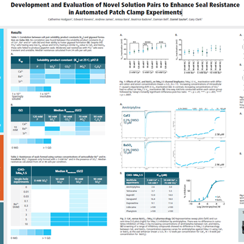 Enhanced Seal Resistance in Automated Patch Clamp Experiments